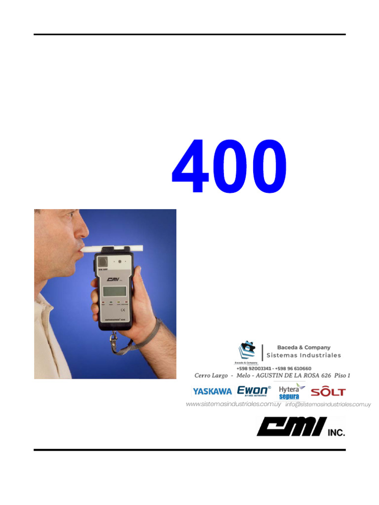 Alcoholimetros Intoxilyzer400PA | PDF