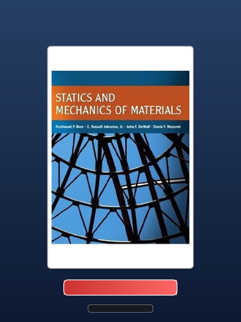 Statics and Mechanics of Materials 1st Edition Test Bank PDF Download ...