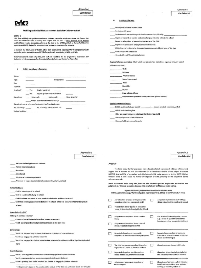 Learners Profiling | PDF