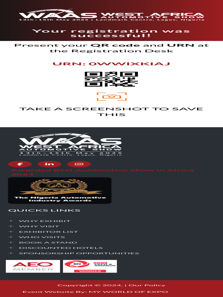 QR Code Registration Confirmation | PDF