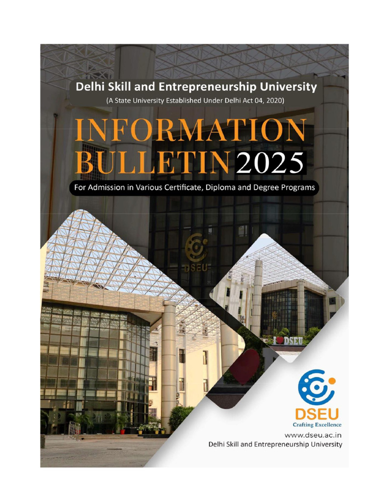 DSEU Admission Brochure 2025 Version5 22 June 2025 | PDF