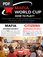 Mafia Game: Rules & Setup Guide | PDF