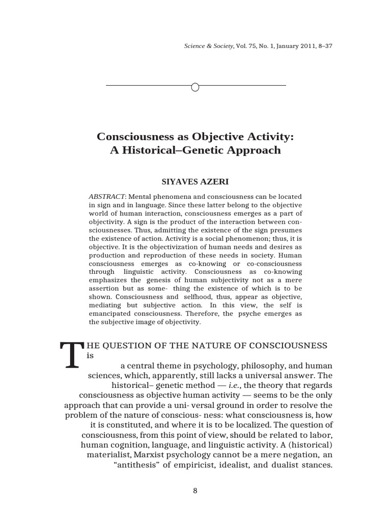 Azeri 2011 | PDF | Consciousness | Mind