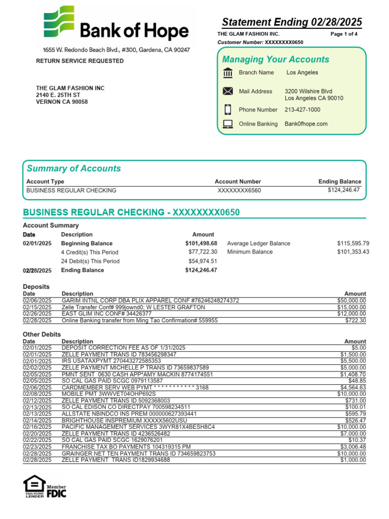 Glam Fashion Feb Hope | PDF | Banks | Online Banking