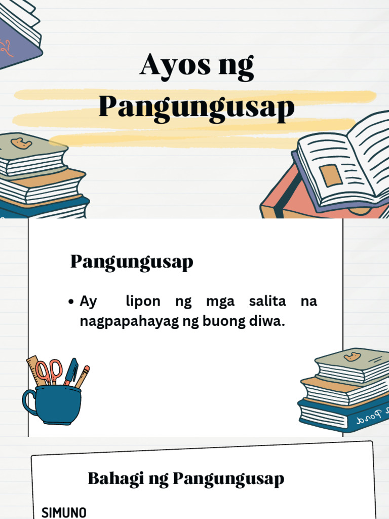 Ayos at Gamit NG Pangungusap 1 | PDF
