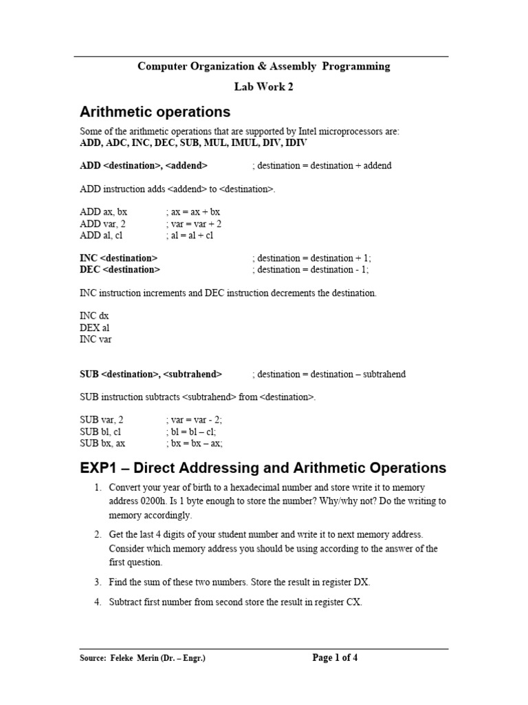 Feleke Labwork2 | PDF | Computer Architecture | Office Equipment