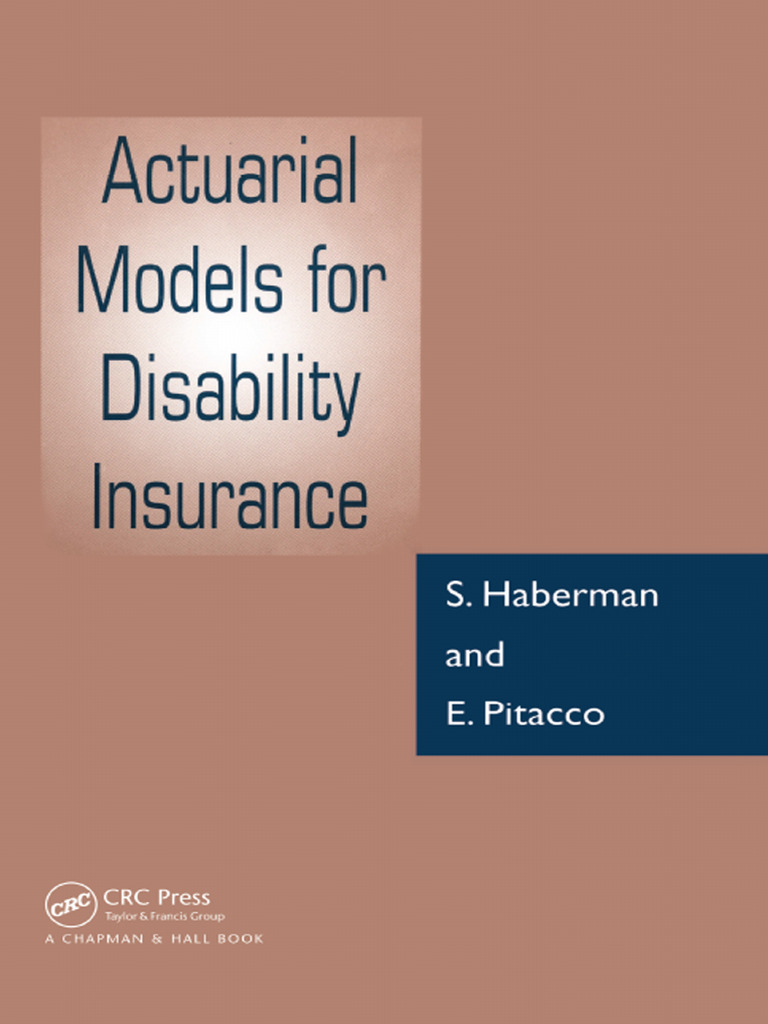 Actuarial Models for Disability Insurance | PDF | Insurance | Actuarial ...