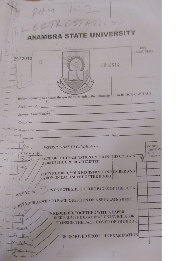 DR I.E Ottih Phy 102 Handout | PDF