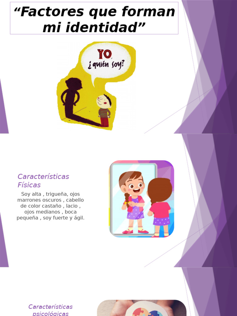 Factores Que Forman Mi Identidad | PDF