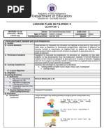 Filipino 3 Lesson Plan (Sanhi at Bunga) | PDF