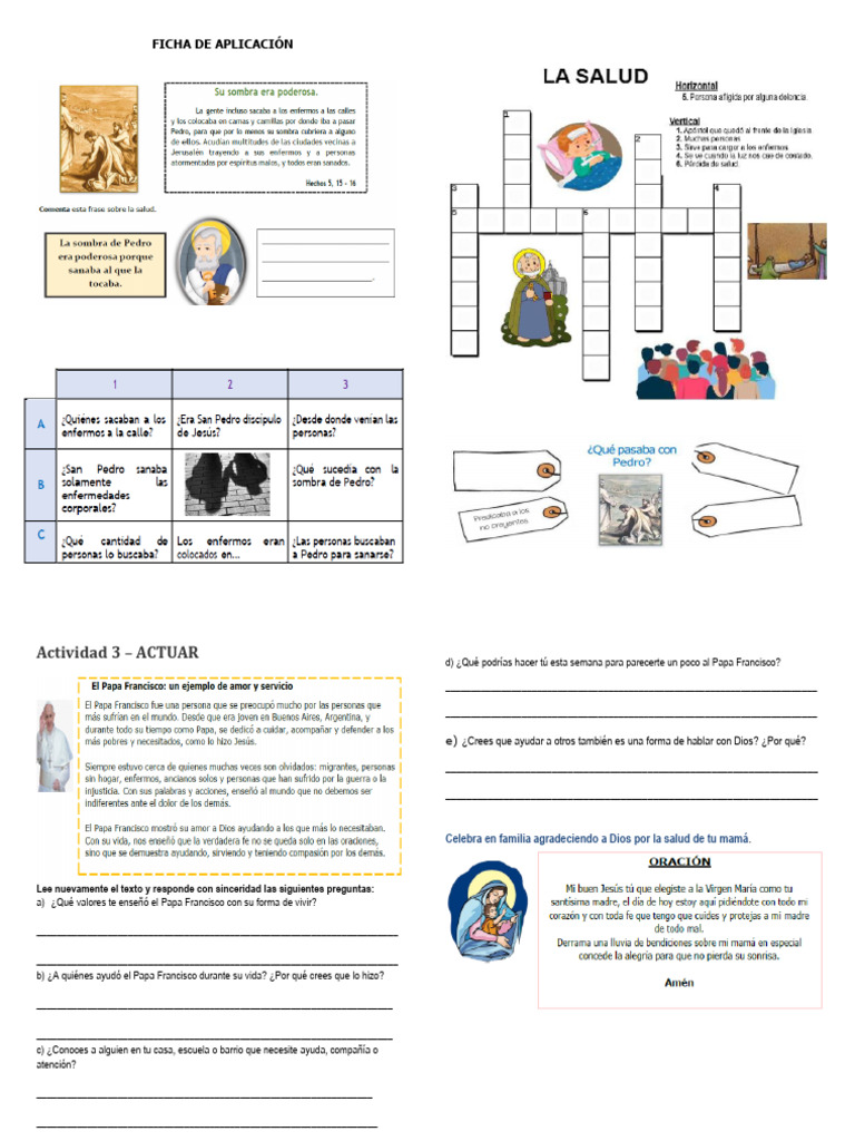 06-06 Ficha de Religión | PDF | Contenido del Nuevo Testamento ...