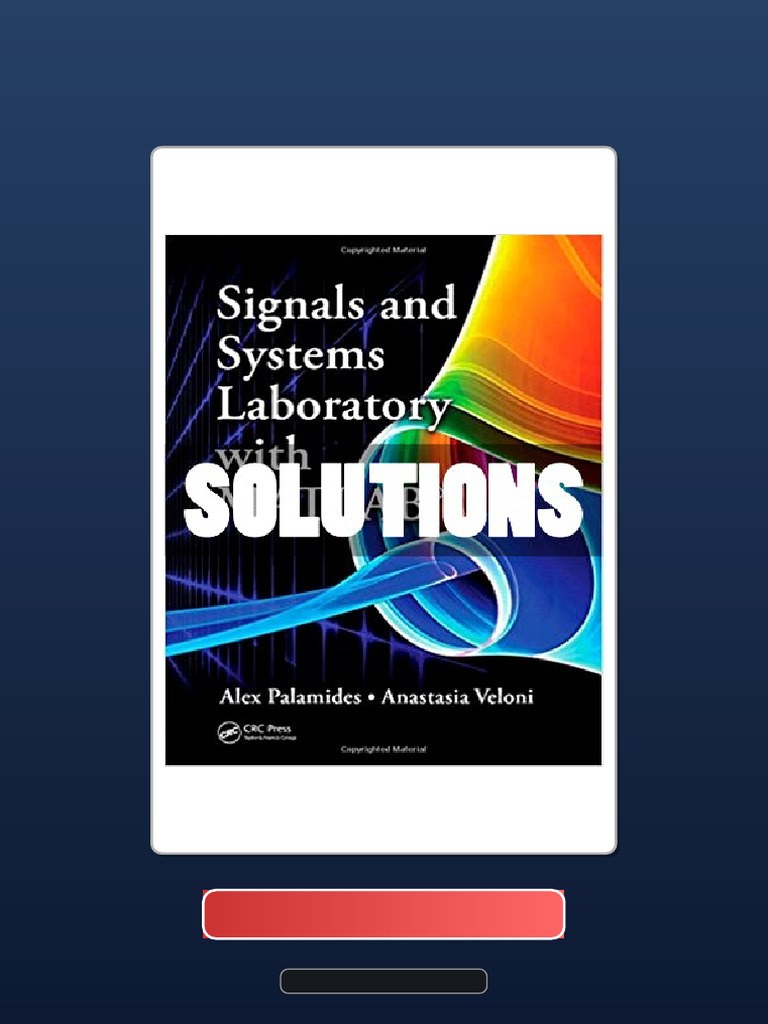 Complete Bundle Signals and Systems Laboratory With MATLAB 1 Ed ...