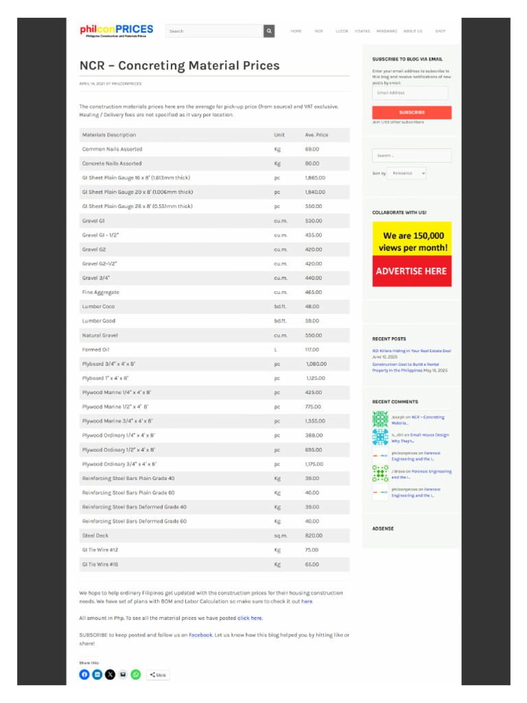 Screencapture Philconprices 2021 04 NCR Concreting Material Prices 2025 ...
