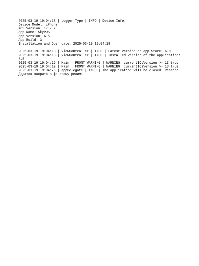 App Log | PDF