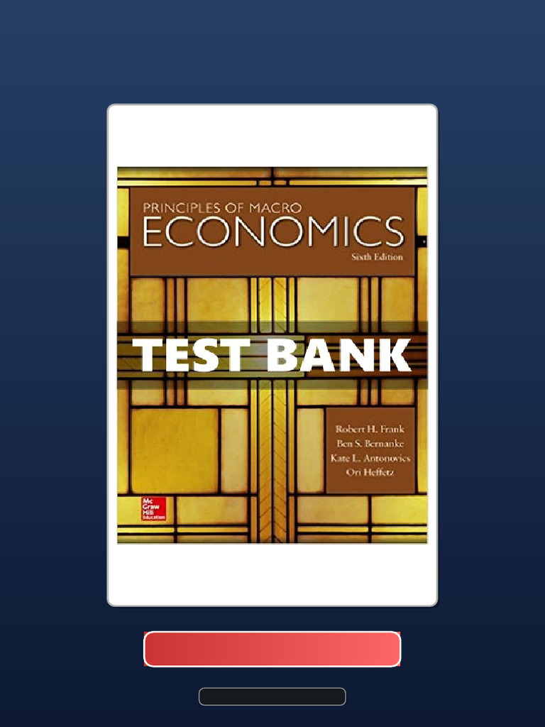 Complete Bundle Principles of Macroeconomics 6 Ed Frank Ebook and ...