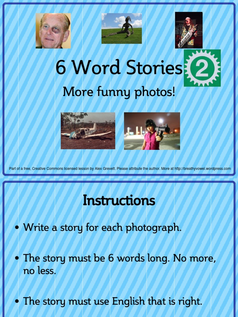 6 Word Story Writing Lesson | PDF