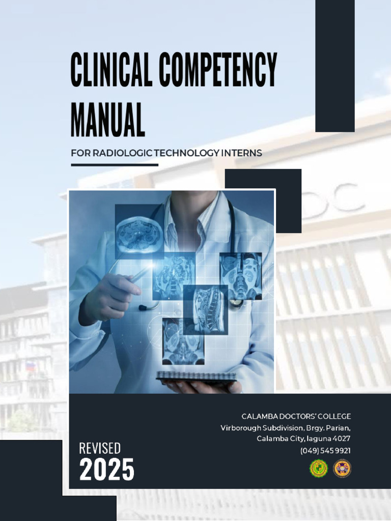 Clinical Competency Manual for Radiology | PDF | Radiology | Medical ...