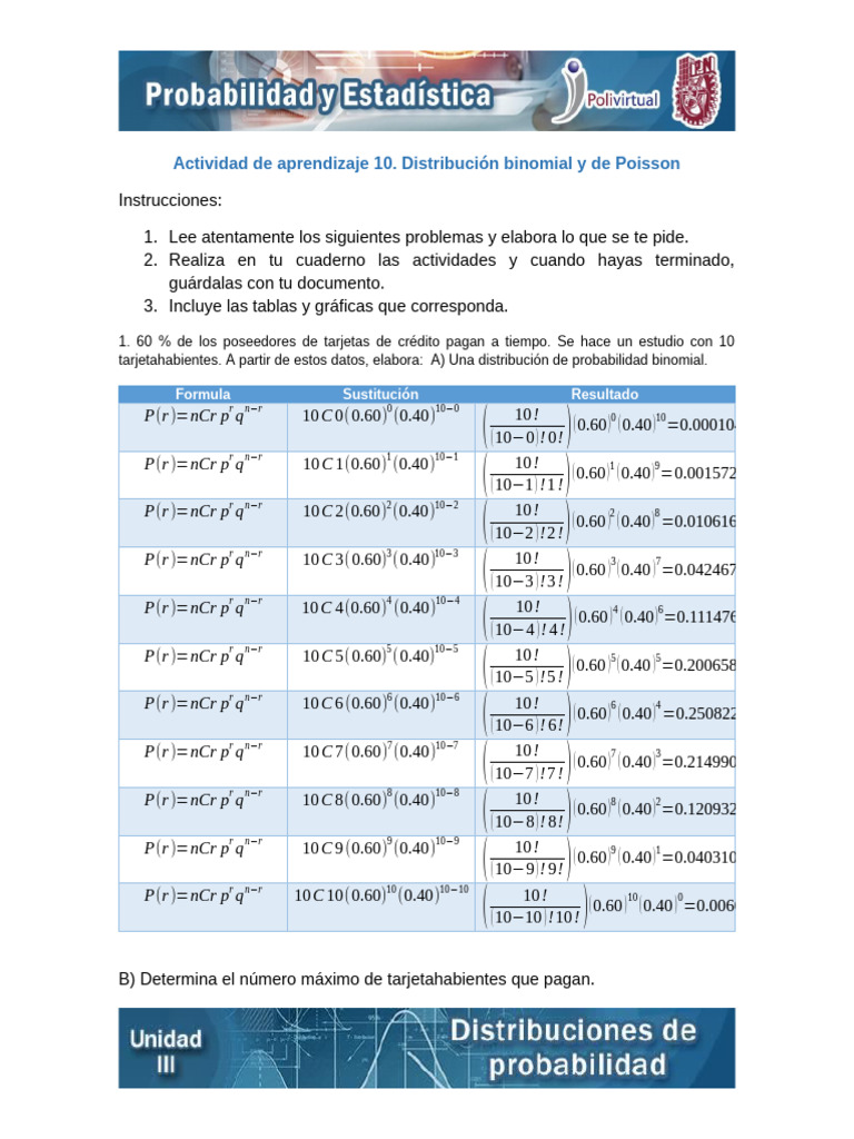 Sanchez Act10 | PDF | Probabilidad | Teoría estadística