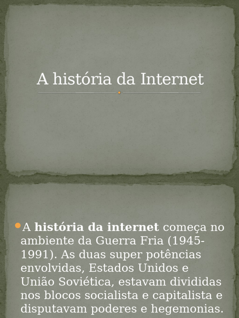 História da Internet: Da Arpanet ao Brasil | PDF | Internet | Rede de ...