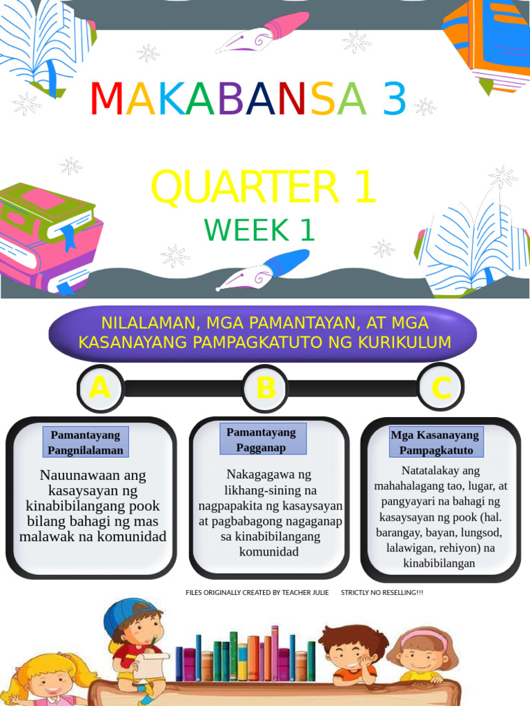 Makabansa 3 Q1 W1 D1 | PDF