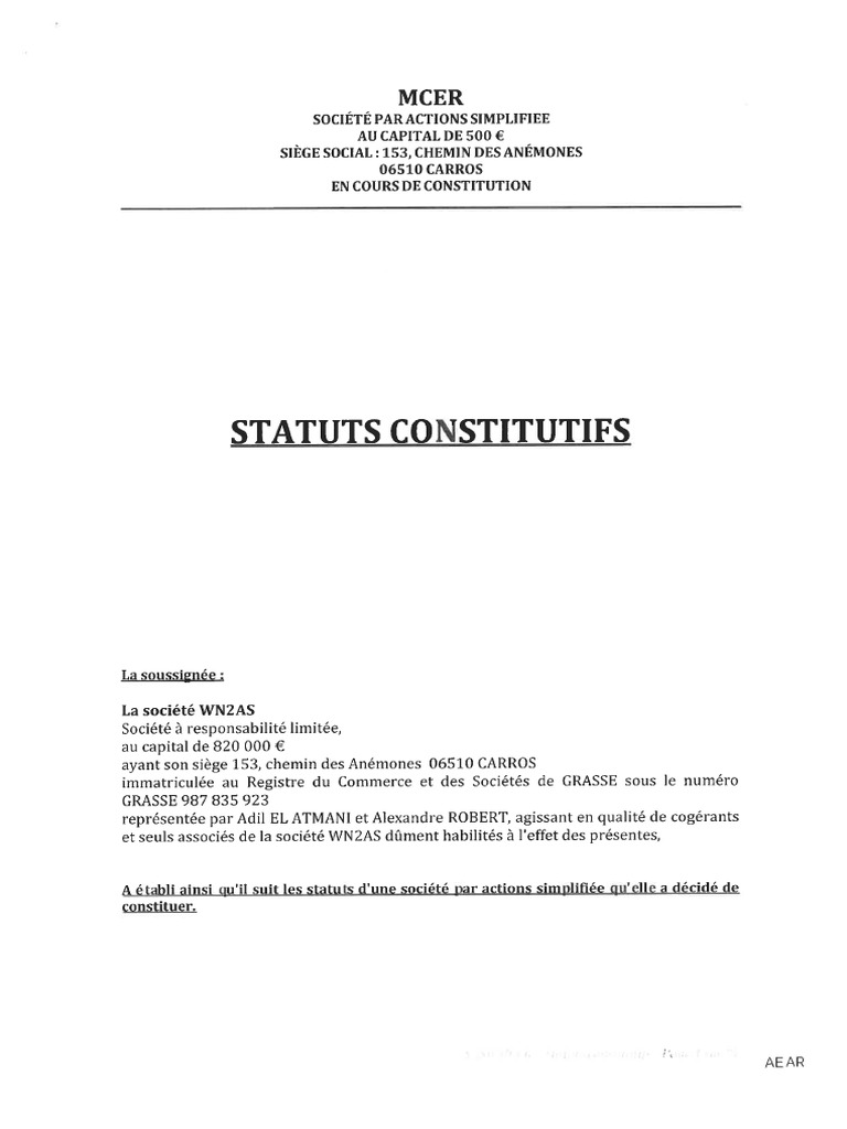 MCER - Actes Du 10-04-2024 | PDF