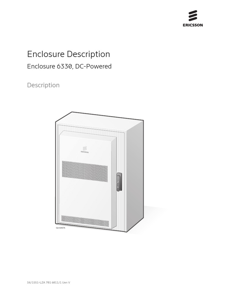 Outdoor DC Power Enclosure Overview | PDF | Decibel | Fuse (Electrical)