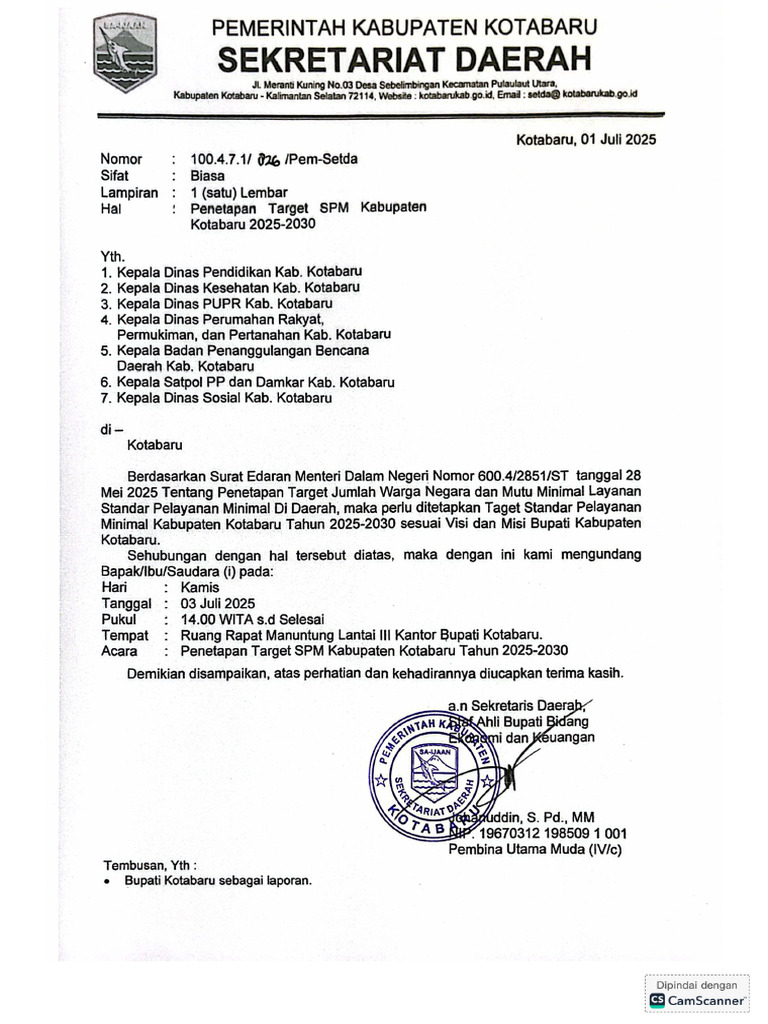 Und Rapat Target SPM | PDF