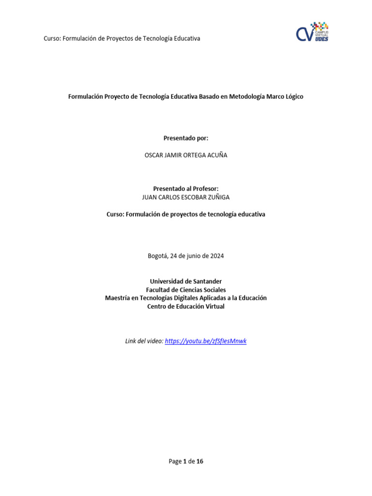 Oscar Ortega Entregable 2 | PDF | Enseñando | Software