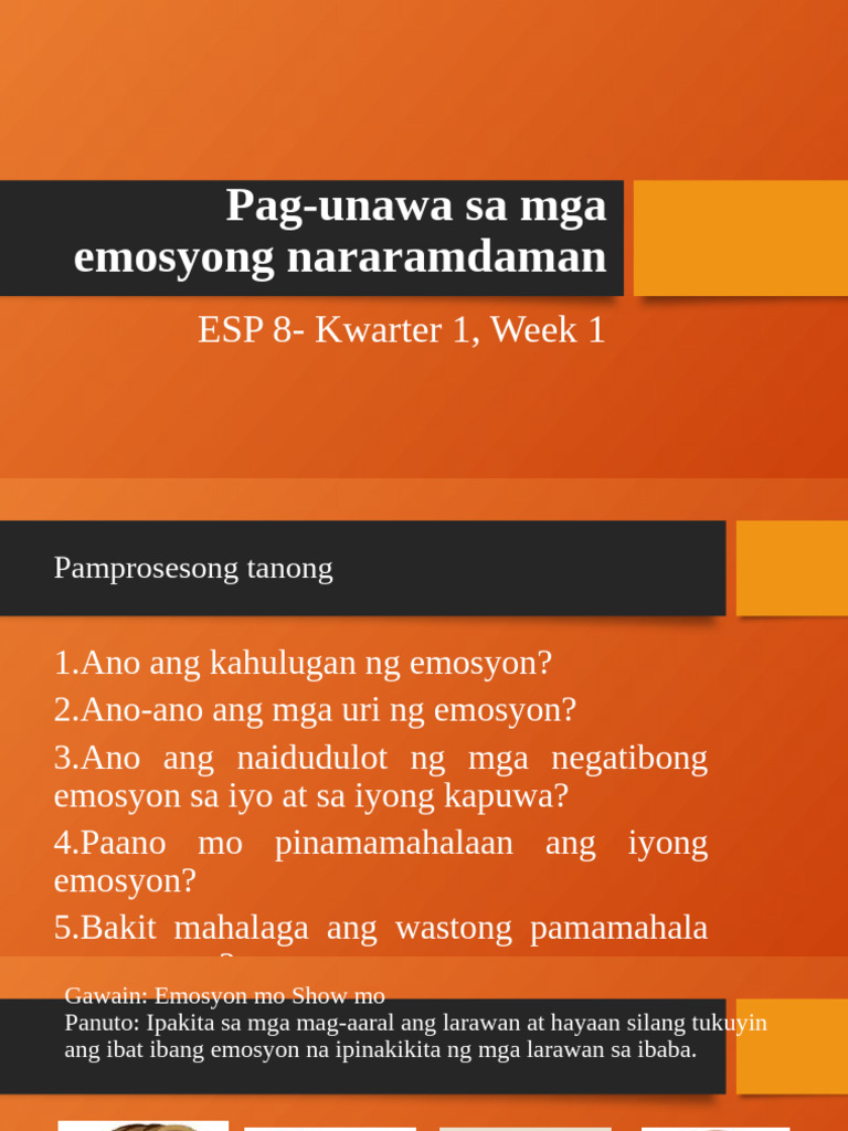 ESP8 Q1 Week 1 | PDF