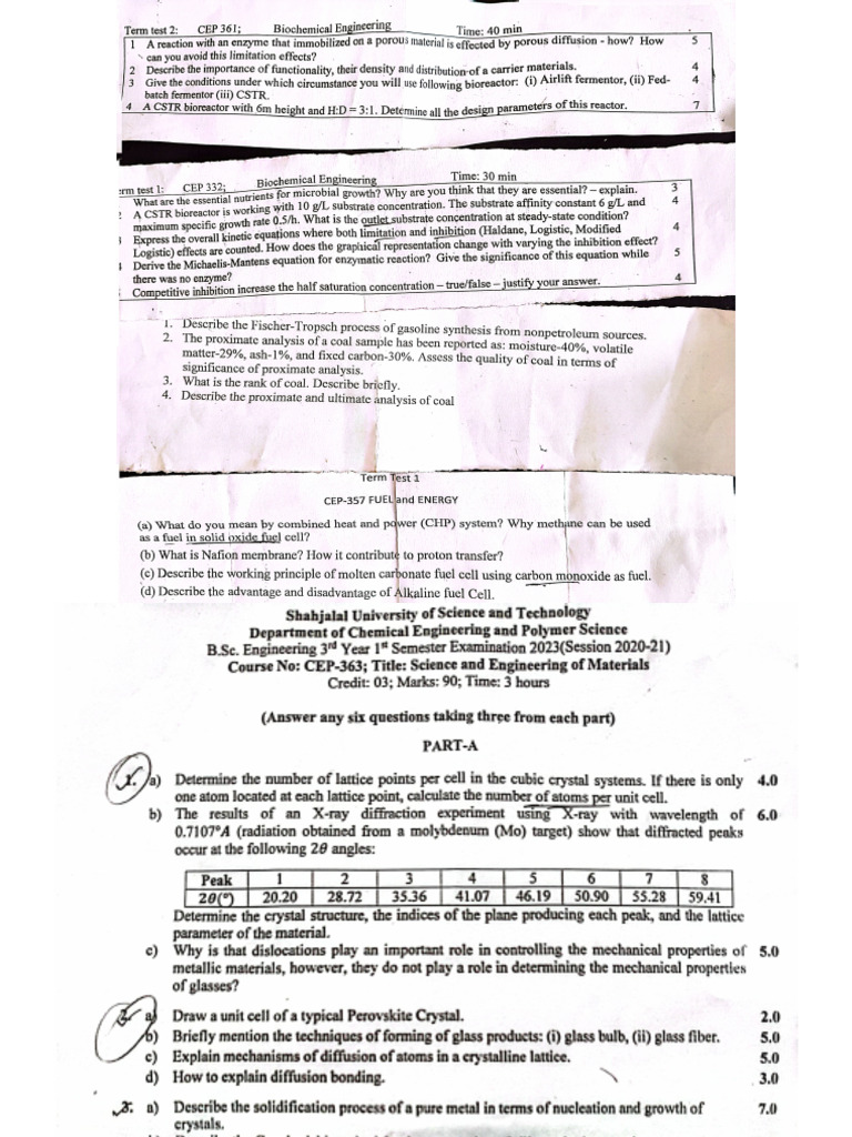 3 - 1 CEP Question 2020-21 | PDF