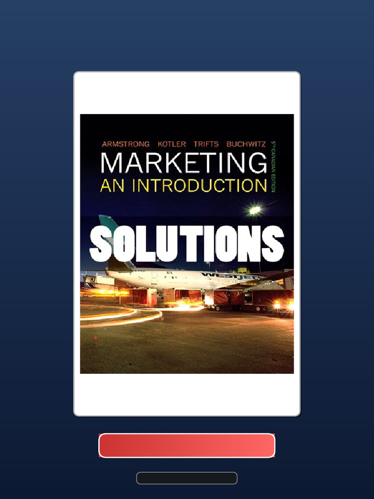 Complete Bundle Marketing An Introduction 5 Ed Armstrong Ebook and ...