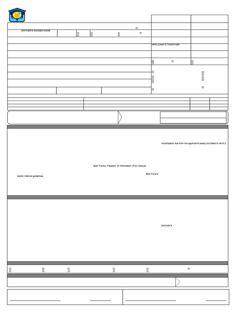 Pag-IBIG Multi-Purpose Loan Form 2025 | PDF | Loans | Interest