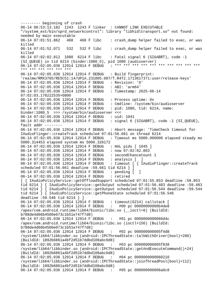 Standby Android Log 2025 0615 022731 | PDF | Computing | Computer Programming
