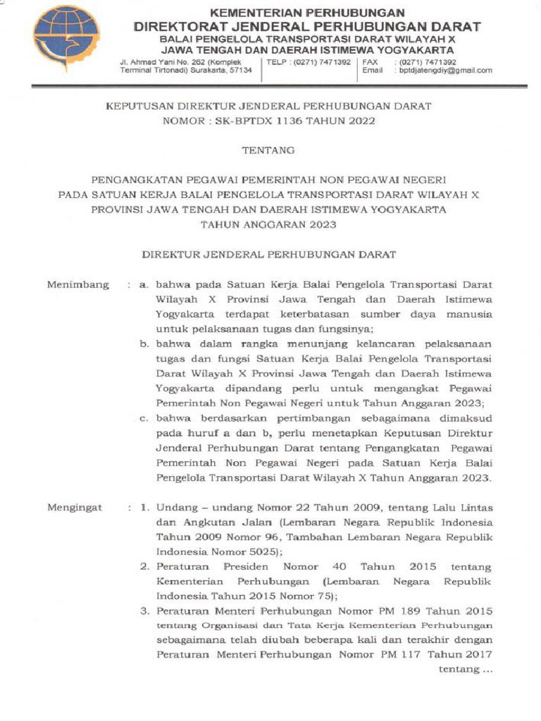 SK 2023 Tta Tirtonadi Asli | PDF