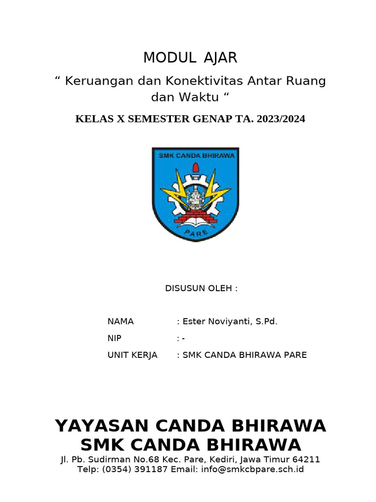 4.7 Modul IPAS 5 Teknologi - Keruangan Dan Konektifitas Antaruang Dan Waktu | PDF