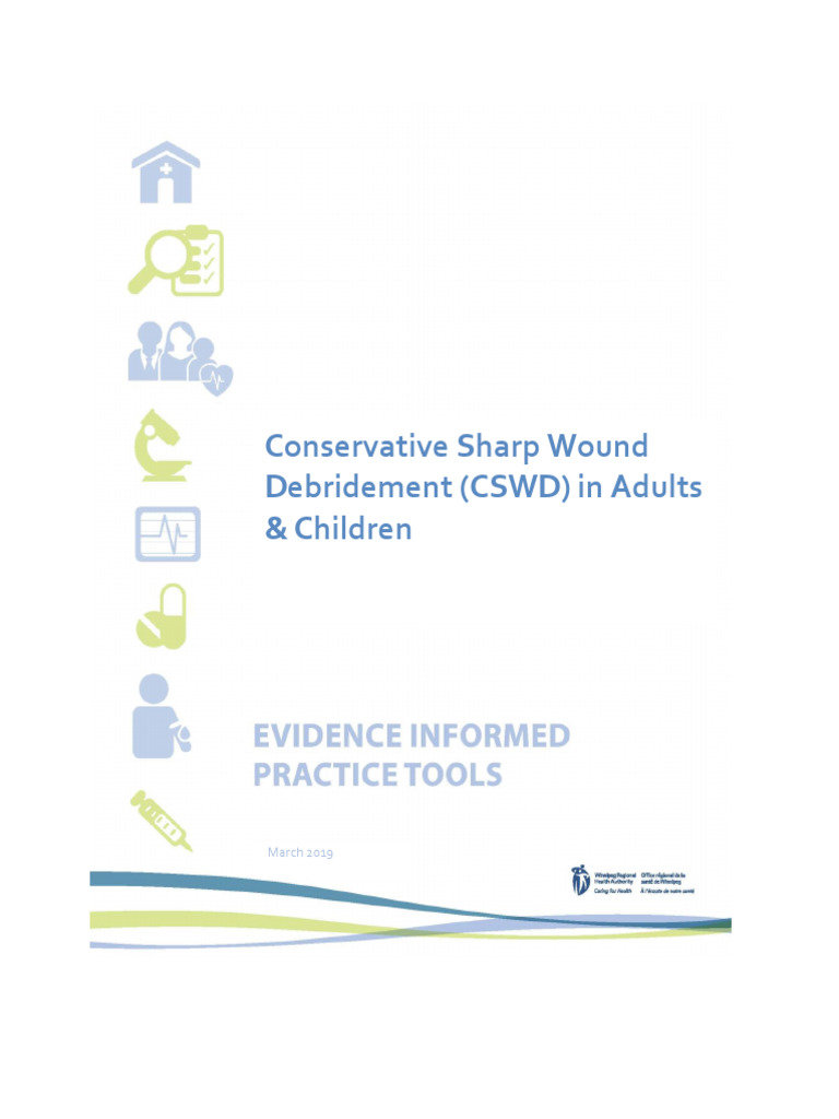 Conservative Sharp Wound Debridement CSWD in Adults Amp Children | PDF ...