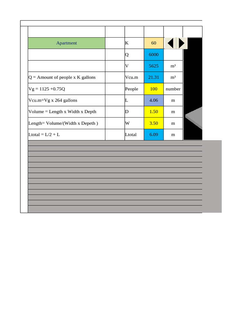 Calculator Septic Tank | PDF
