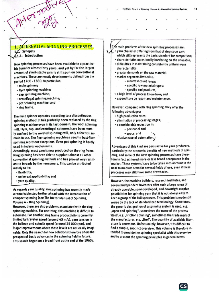 Samrat Alternative Spinning From Book | PDF