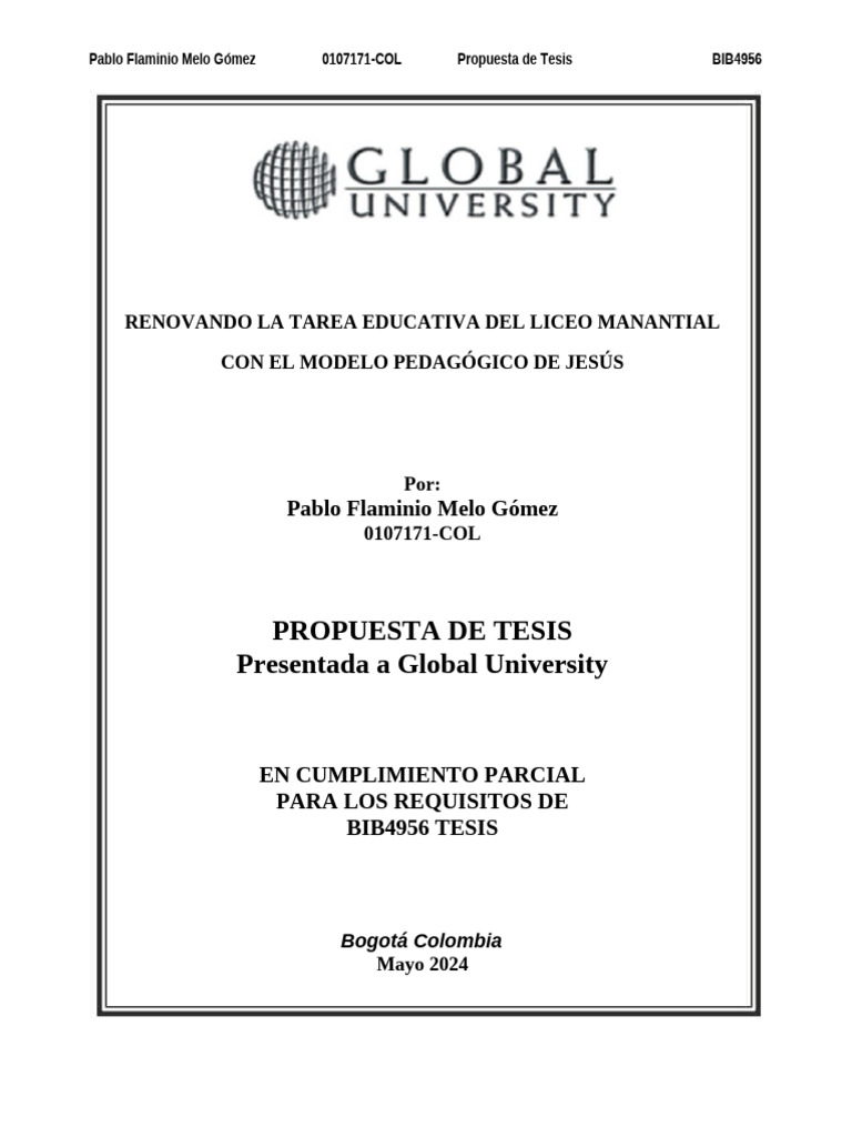 Renovación Educativa con Jesús en Liceo | PDF | Enseñando | Plan de ...