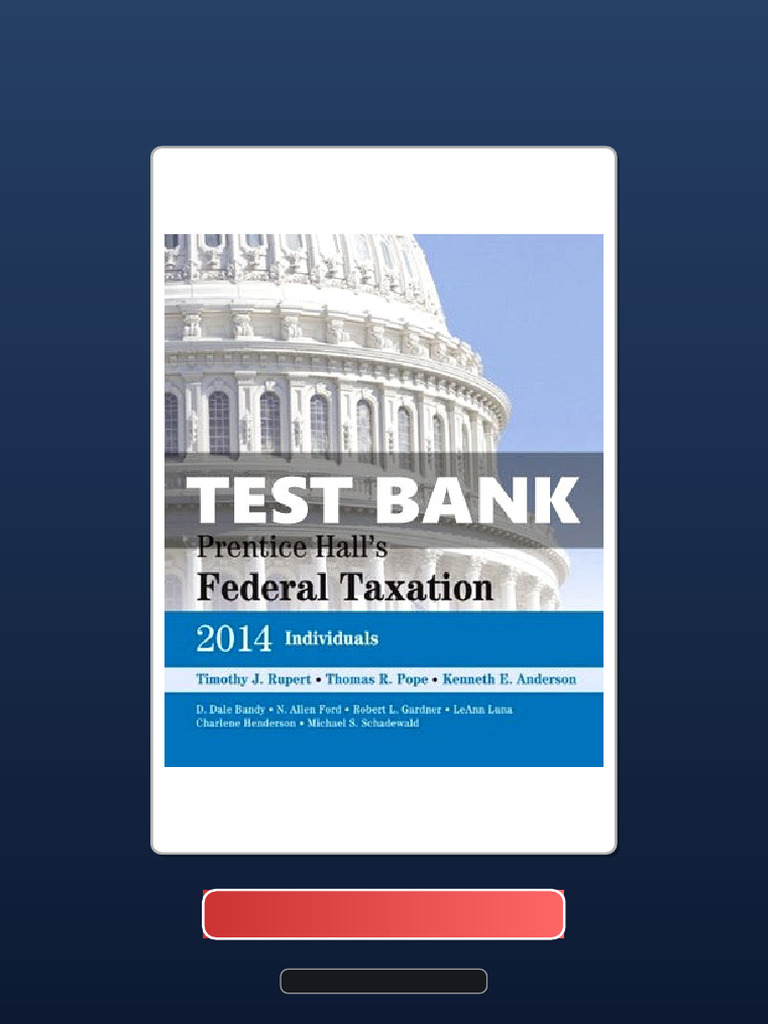 Complete Bundle Prentice Halls Federal Taxation 2014 Individuals 27 Ed ...