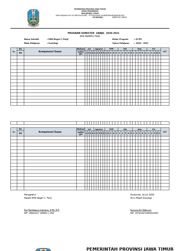 FORMAT PROMES SMAJI | PDF