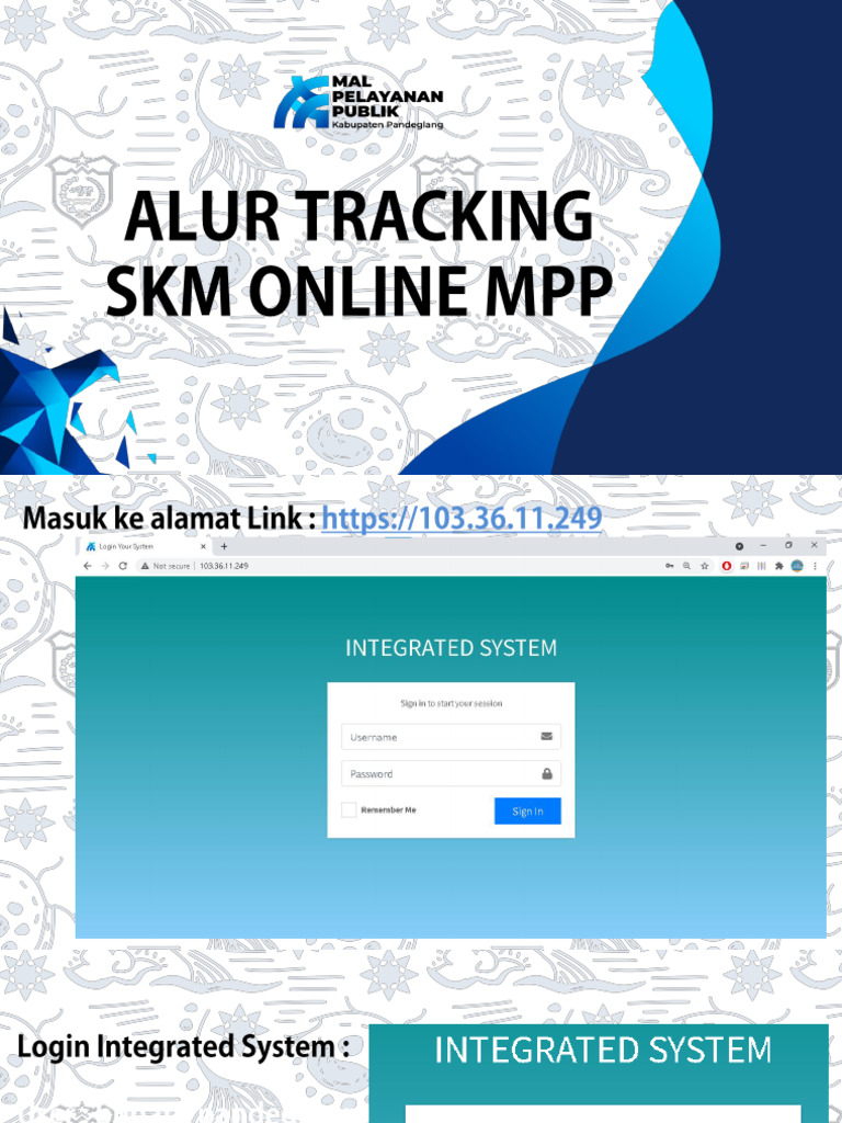 Alur Tracking SKM | PDF