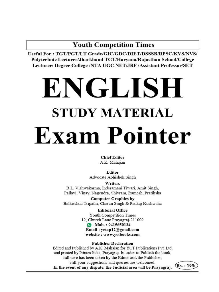 TGT/PGT English Exam Study Guide | PDF | William Shakespeare | Macbeth