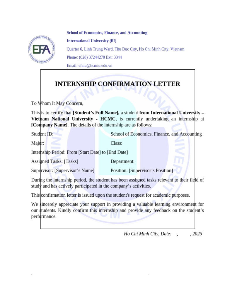 Certificate of Internship (New Version) | PDF