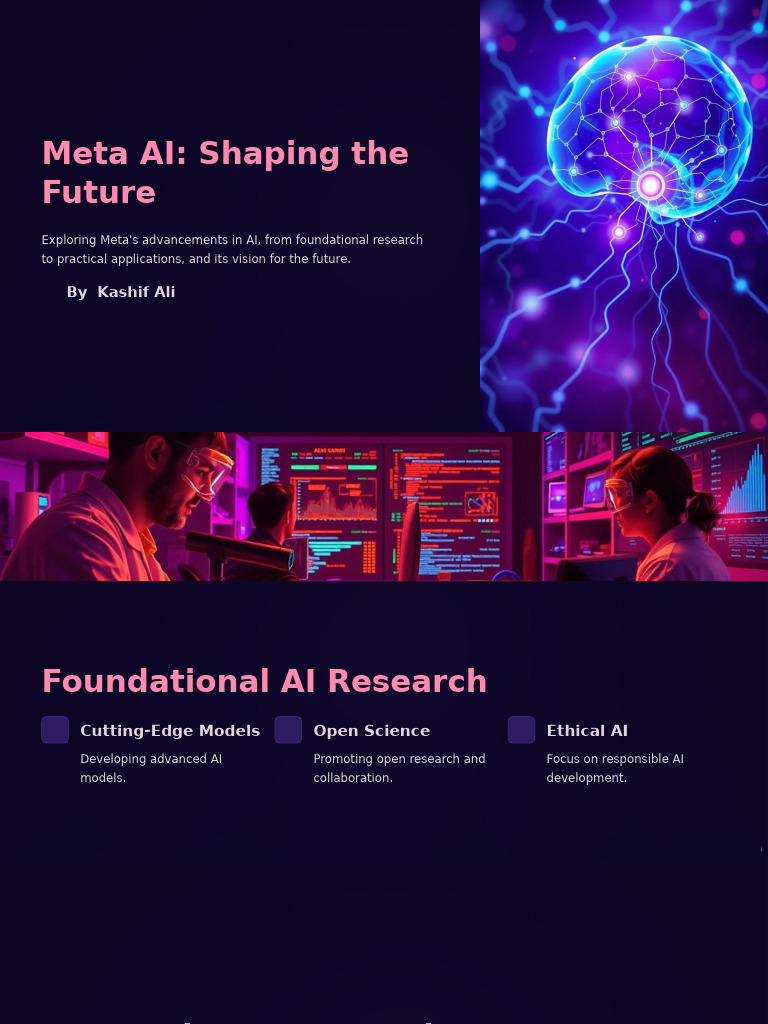 Meta AI: Innovations and Future Vision | PDF