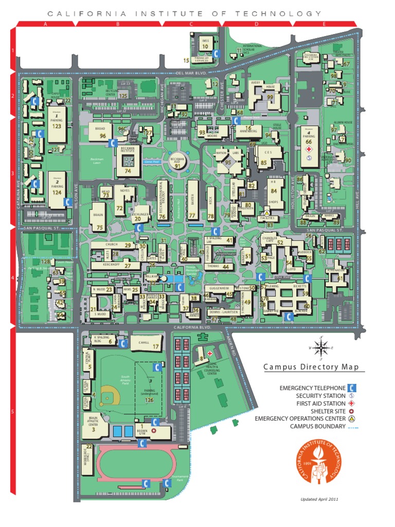 Caltech Map 20110428CO | PDF