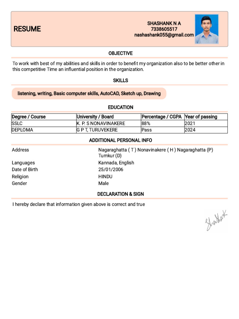 Resume | PDF