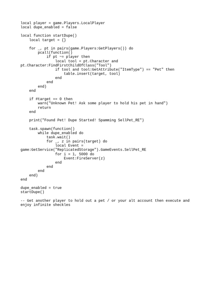 Grow A Garden Dupe Script May 2025 | PDF