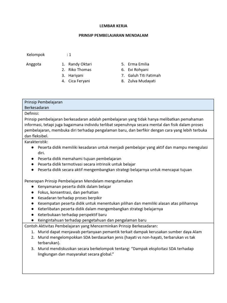 KP 3 Modul 2 - Pengalaman Belajar PM | PDF