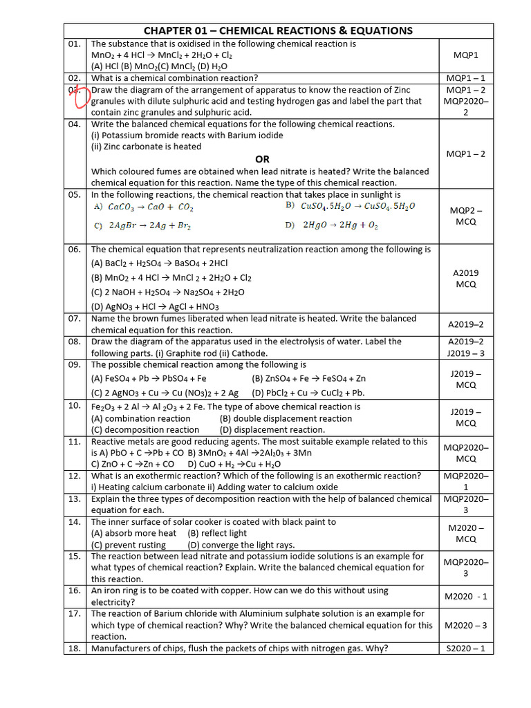 Chemical | PDF | Chemical Reactions | Oxide